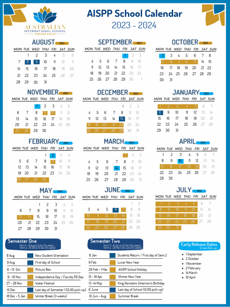 AISPP 2023 2024 Calendar Feb 2023 | PDF