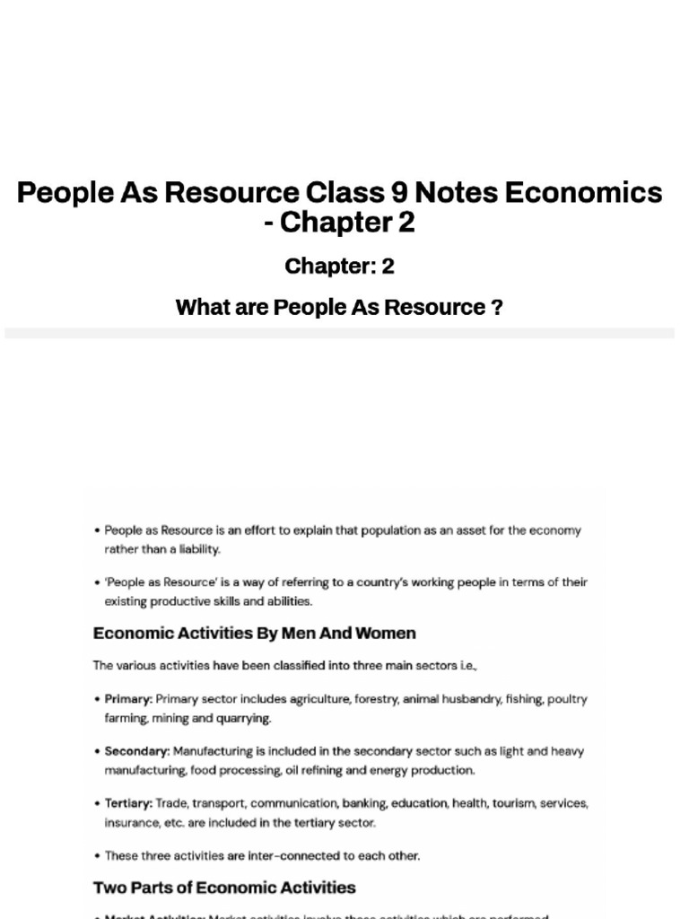 People As Resource | PDF