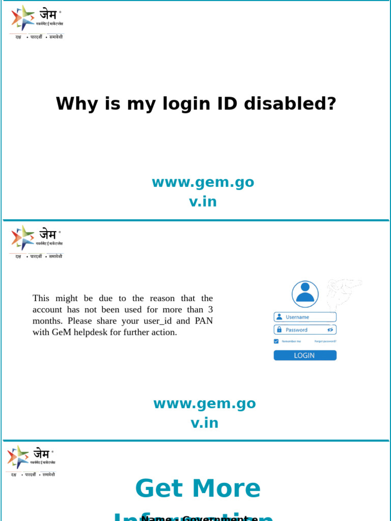 Why Is My Login ID Disabled | PDF