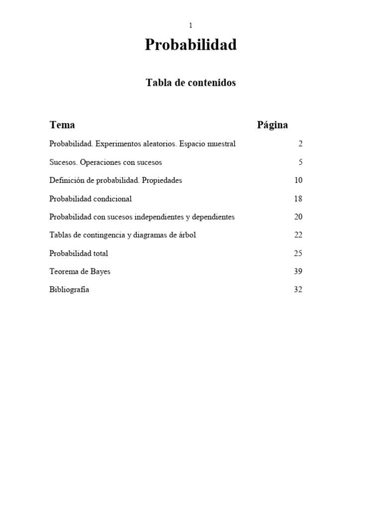 PROBABILIDAD TEORIA | PDF | Teoría de probabilidad | Probabilidad