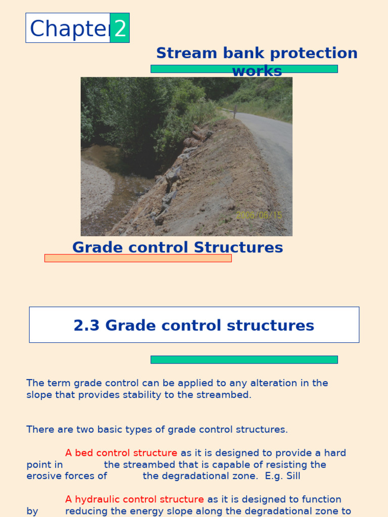Design of Grade Control Structures | PDF | Earth Sciences | Physical ...