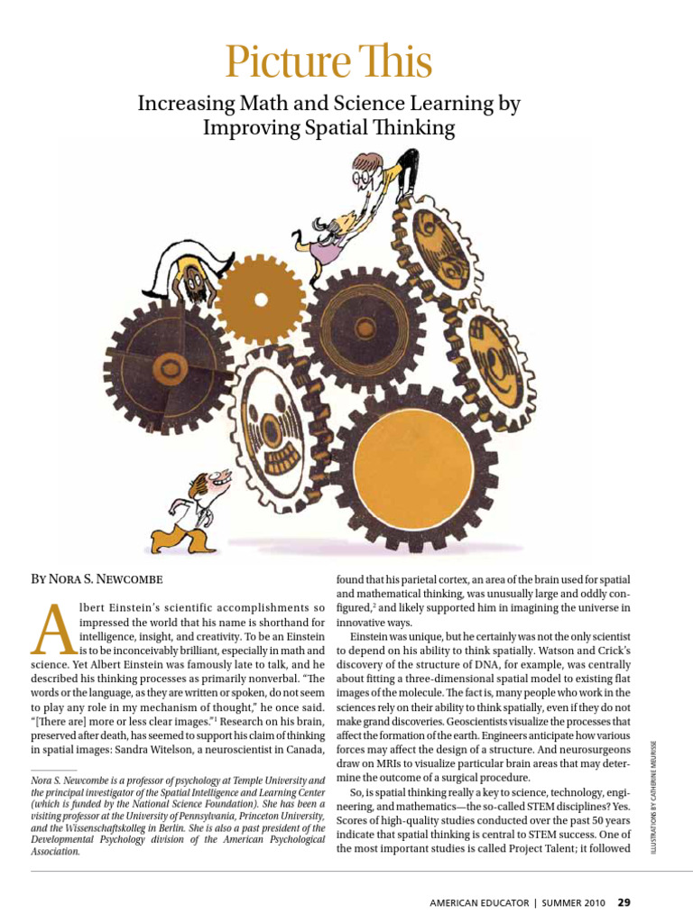 Improving Spatial Skills | PDF | Thought | Analogy