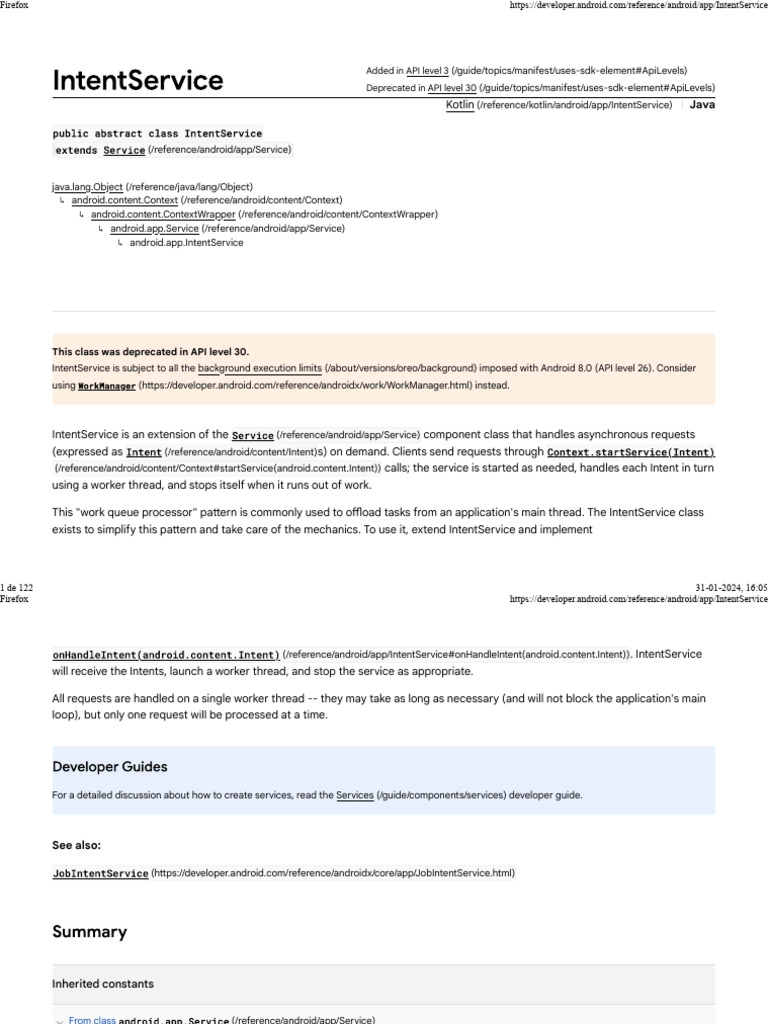 Geofencing API_IntentService - Android Developers_en | PDF | Android (Operating System) | Mobile App