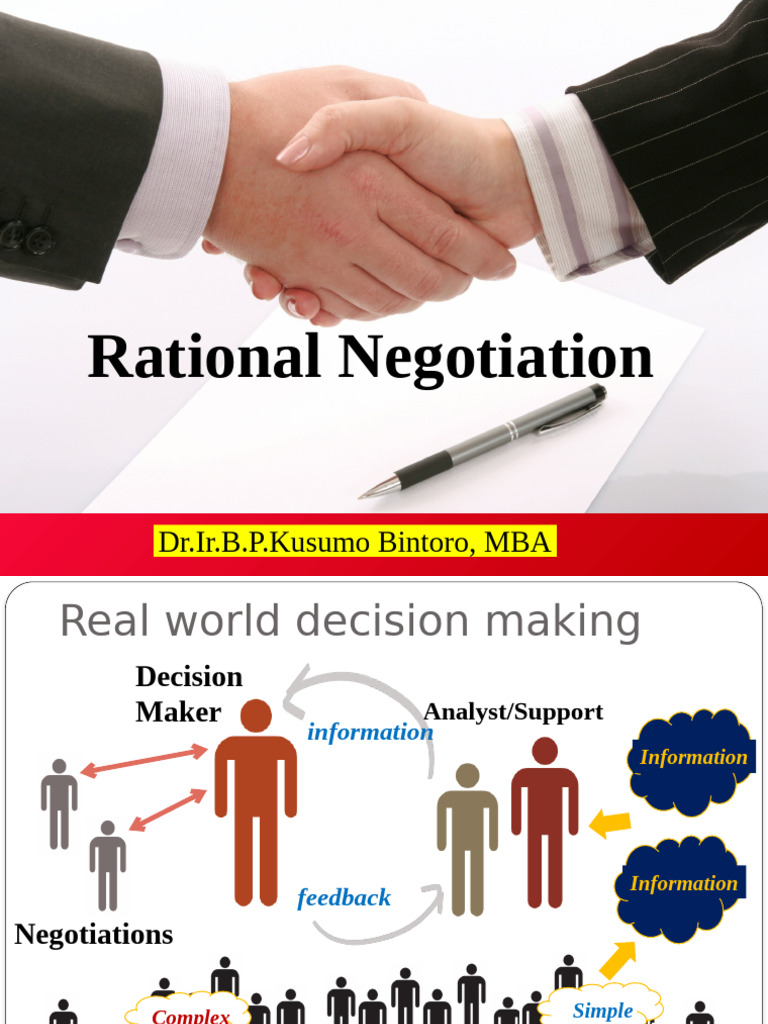 Materi Pak Pungki 1 Rational Negotiation - BPK | PDF | Negotiation