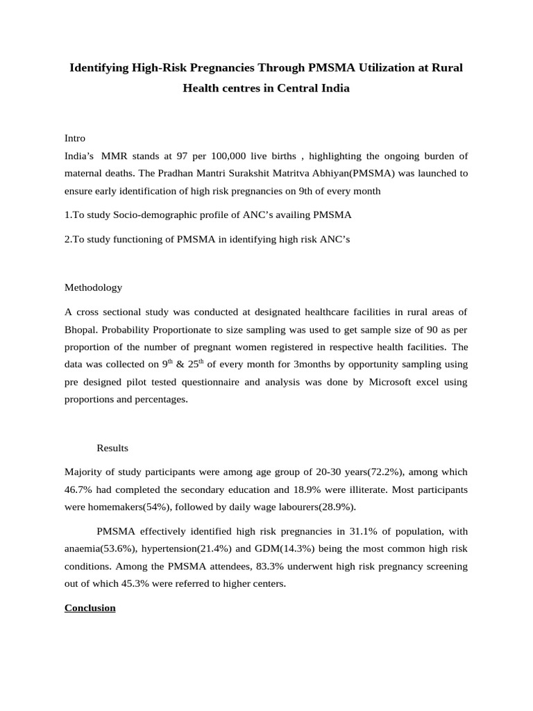 Abstract For IAPSM 2025 | PDF