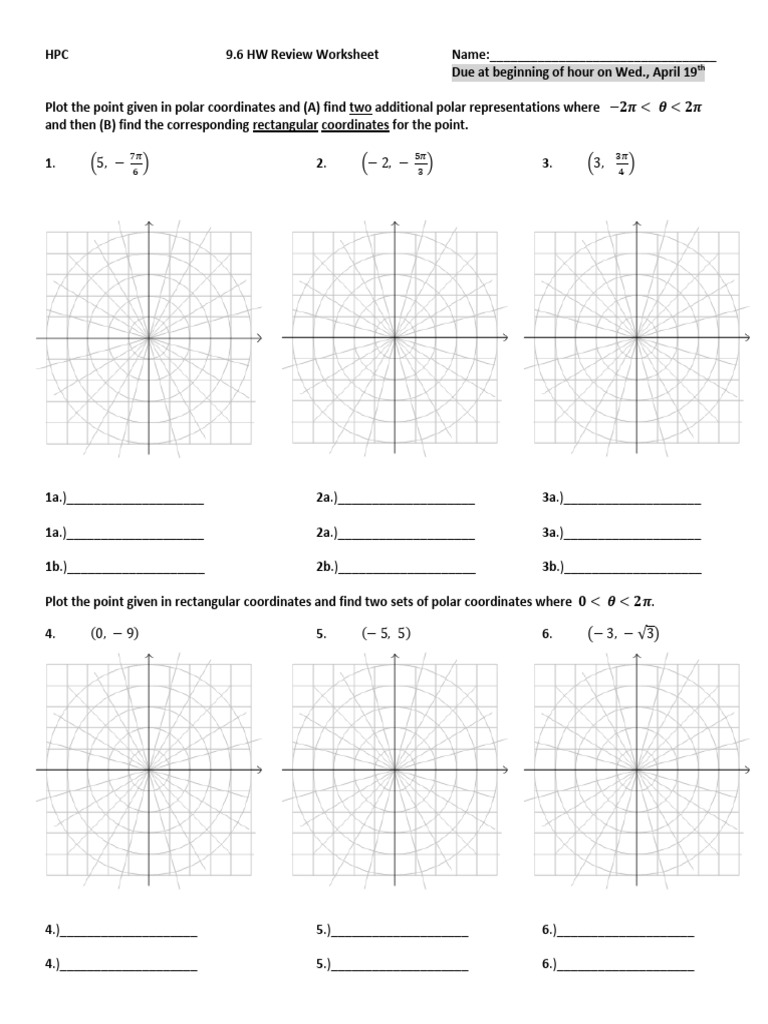 9.6 HW Review Worksheet | PDF
