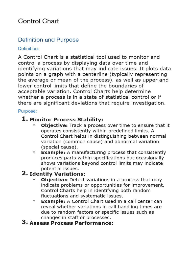 Understanding Control Charts for Quality Control | PDF | Sampling ...