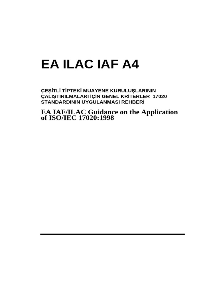 Ilac-Iaf A4 | PDF