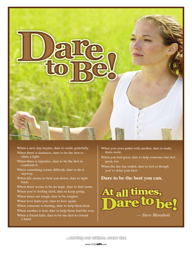 Dare To Be | PDF