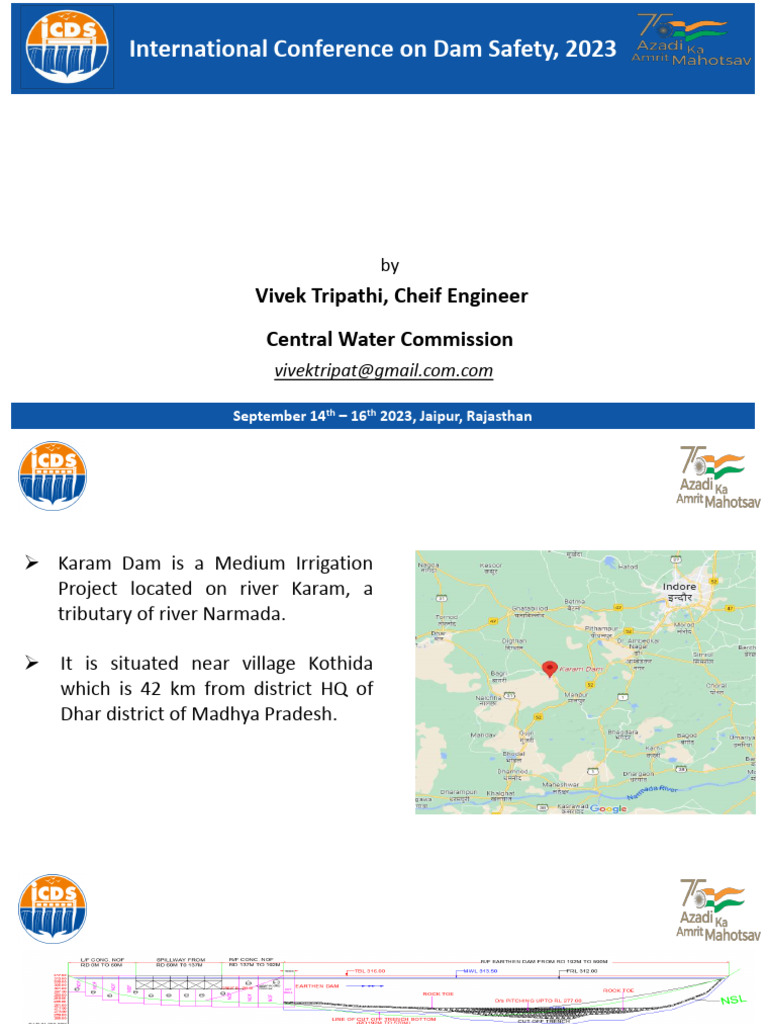Failure of Karam Dam Case Study Lesson Learnt - Vivek Tripathi CE CWC ...