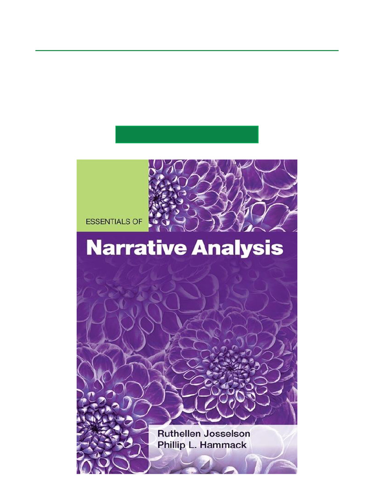 Essentials of Narrative Analysis Total Access Ebook | PDF | Qualitative ...