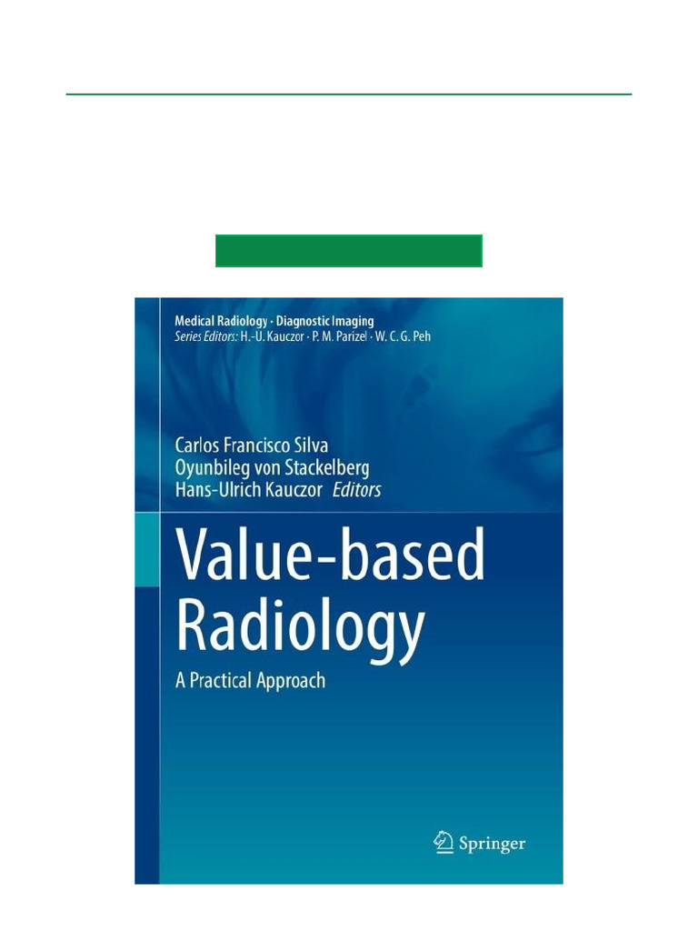 Value Based Radiology A Practical Approach High-Resolution PDF Download ...