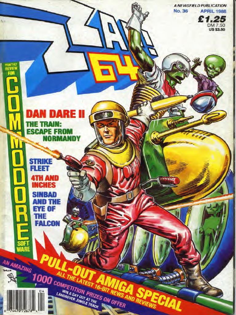 ZZapp! 64 Magazine Issue 36 April 1988 | PDF