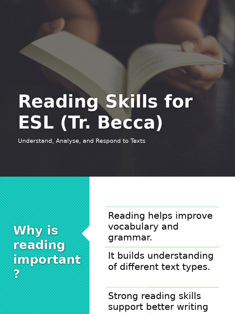 Reading Skills ESL IGCSE by TR - Becca | PDF