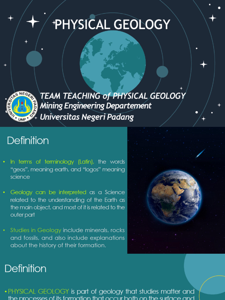 Physical Geology - 01 Introduction, Earth & Solar System | PDF ...
