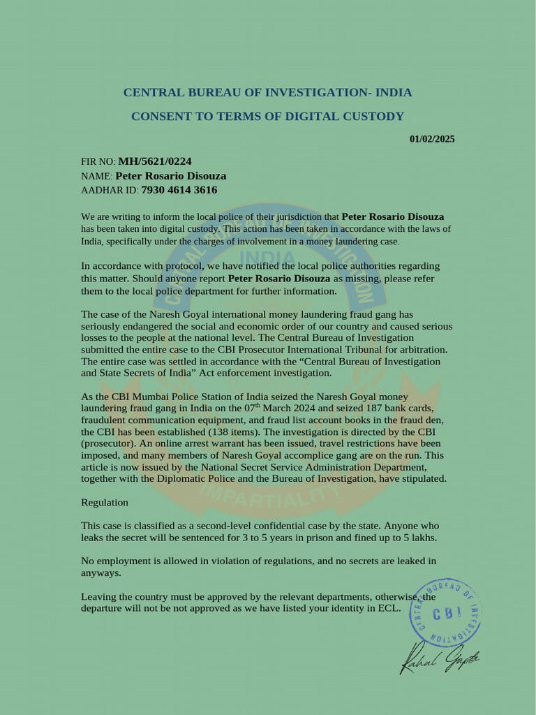 Digital Custody | PDF