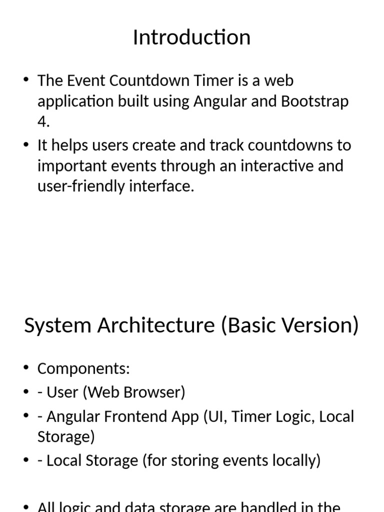 Event Countdown Timer Presentation Pdf