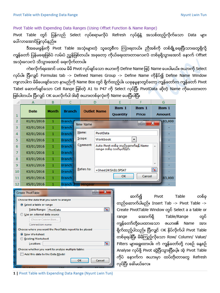 Pivot Auto Fill | PDF