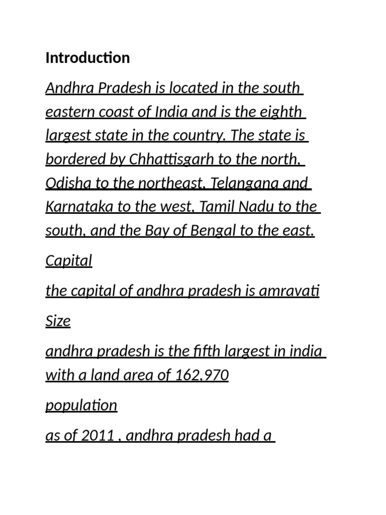 Andha Pradesh | PDF