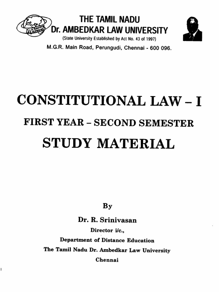 10 Constitutional Law I | PDF