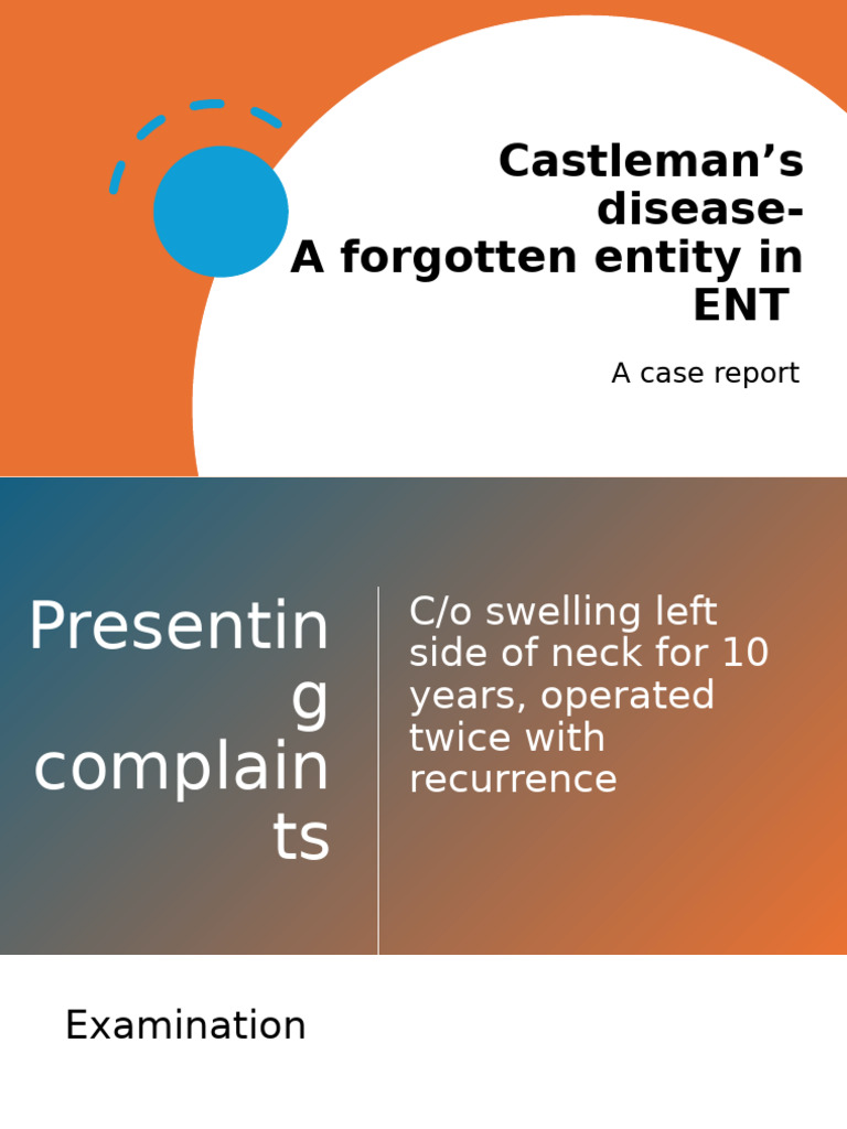 Castlemans Disease | PDF