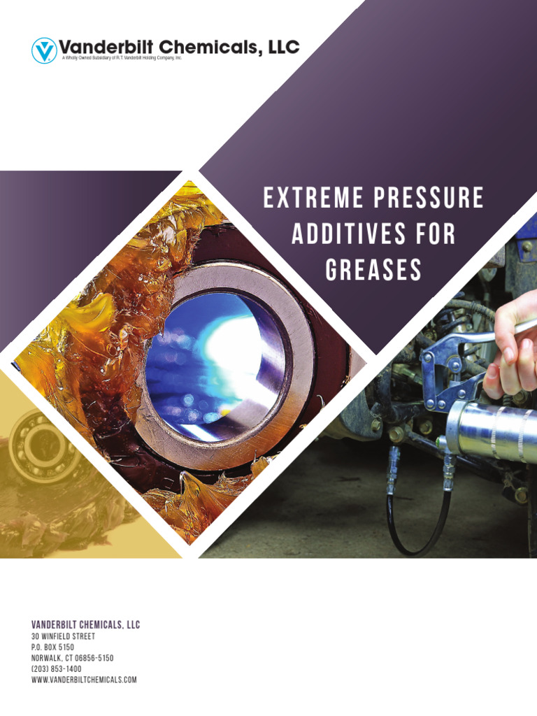Extreme Pressure Additives For Greases | PDF | Friction | Coordination ...