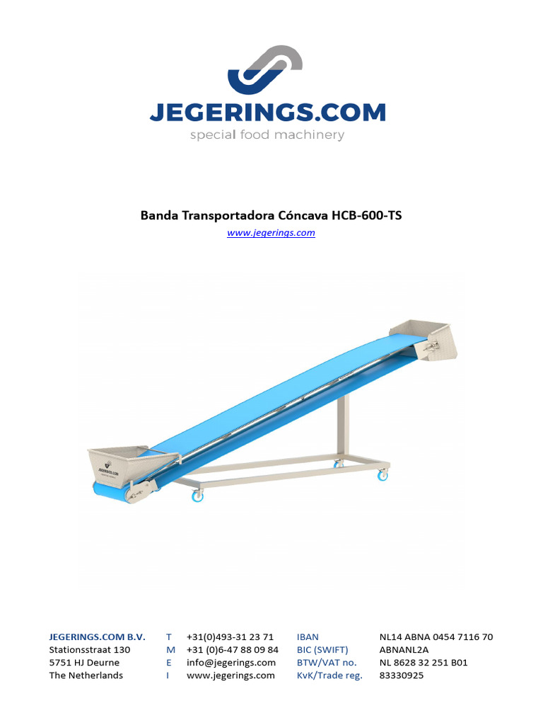 HCB 600 TS Prospecto ES | PDF | Ingeniería mecánica