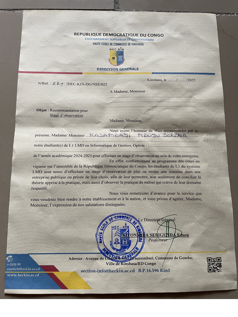 Recommandation Stage SLP | PDF