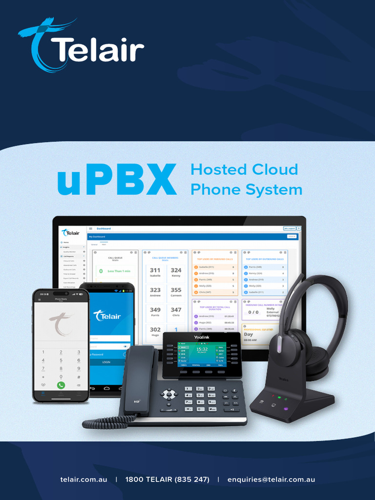 Telair uPBX Brochure | PDF | Customer Relationship Management | Voice Over Ip