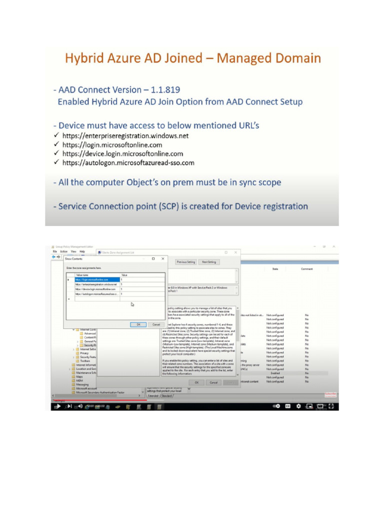 Azure Hybrid AD | PDF