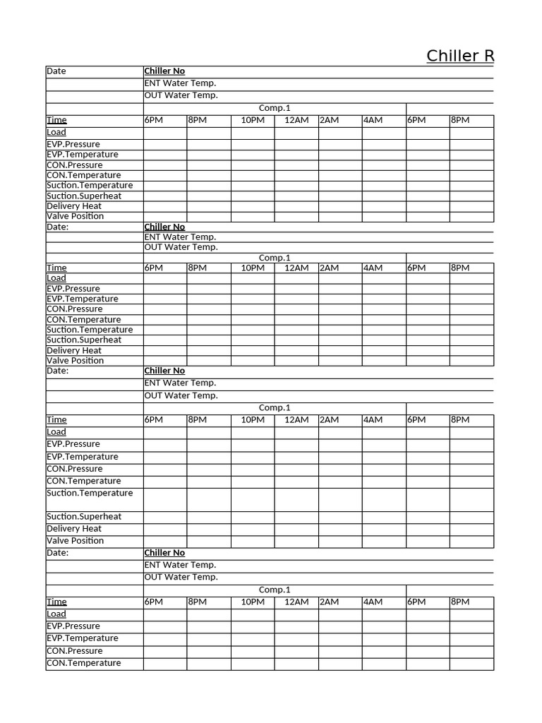 Chiller Reading 1 | PDF