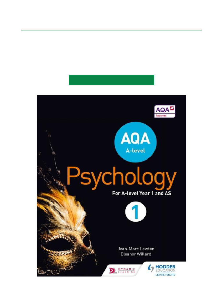 AQA A Level Psychology Book 1 Guide | PDF | Conformity | Methodology