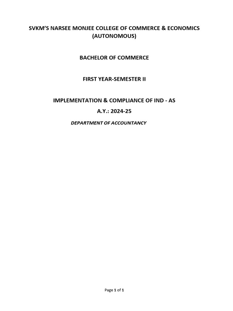 FYBCOM ICAS Theory Notes & Question Sheet | PDF | Fair Value | Cost