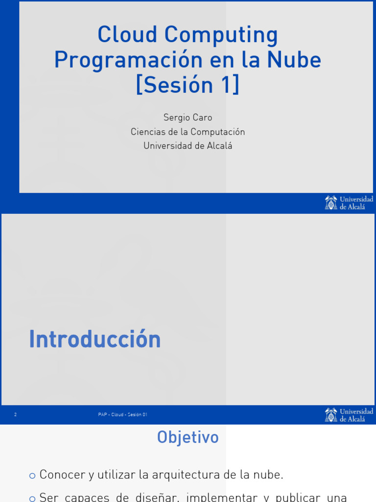 TPAP-Cloud (Sesion 01) (v2) - Vextendida | PDF | Computación en la nube | Software como servicio