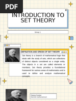 Applications of Set Theory | PDF | Set (Mathematics) | Theory