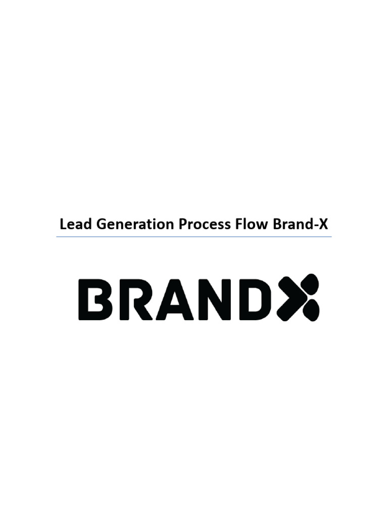 Brandx Lead Generation Process | PDF | Linked In | Social Media