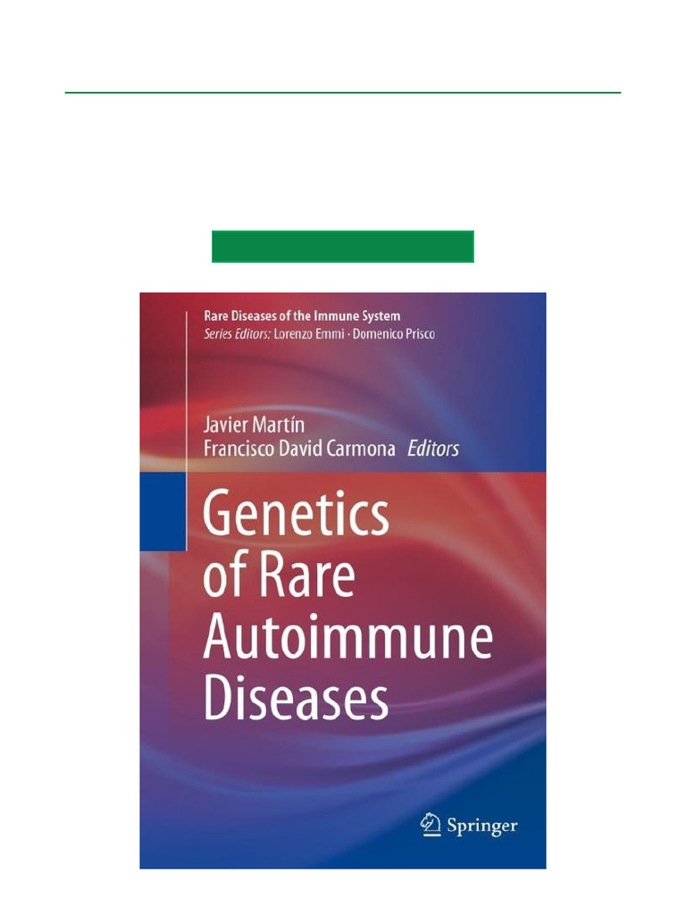 Genetics of Rare Autoimmune Diseases Multiformat Download | PDF ...