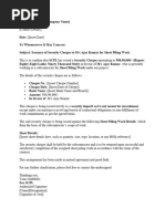 Security Cheque Submission for Project | PDF