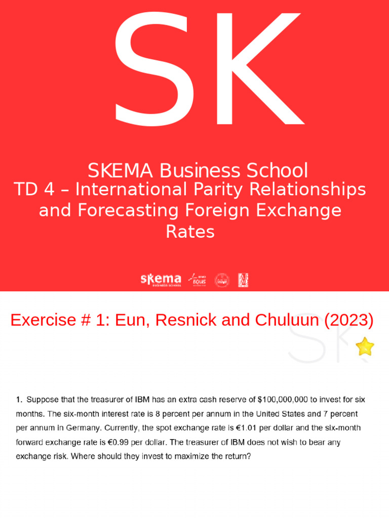 International Finance TD4 - PPP | PDF