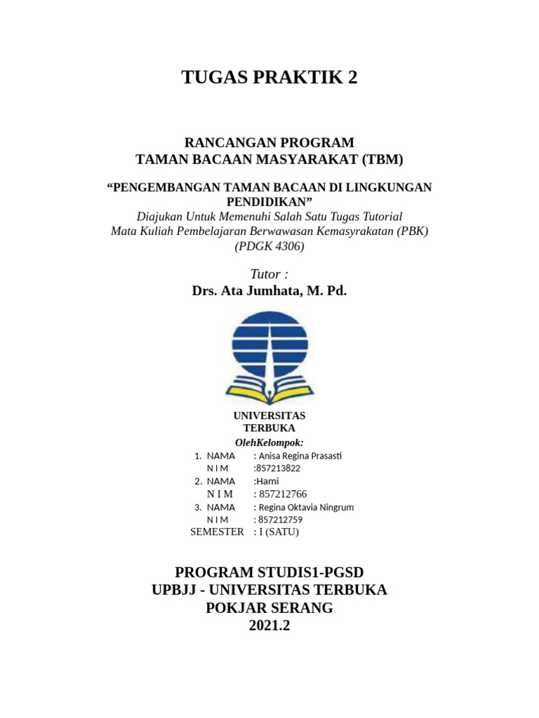 Tugas 2 Rancangan Program | PDF