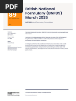 British National Formulary BNF87 March 2 | PDF