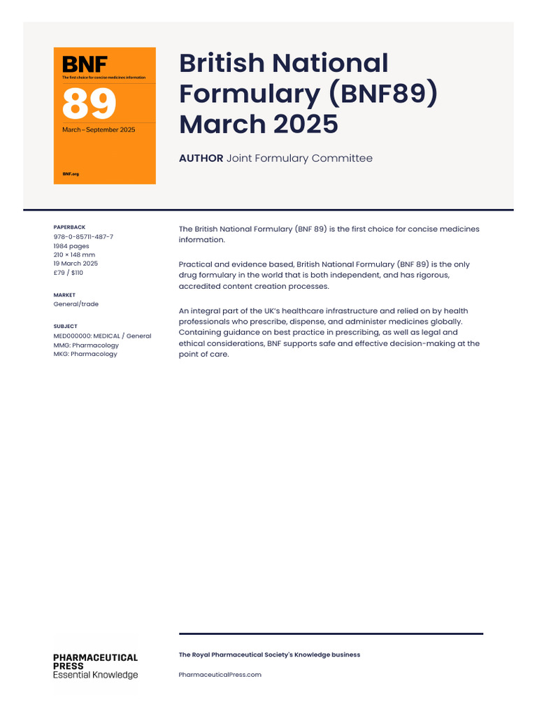 Abi BNF89 2025 9780857114877 | PDF