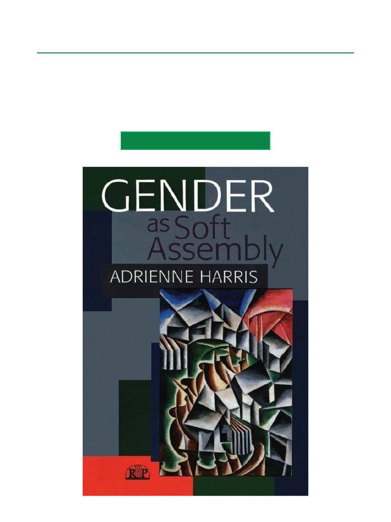 Gender As Soft Assembly - 1st Edition Google Drive Download | PDF ...