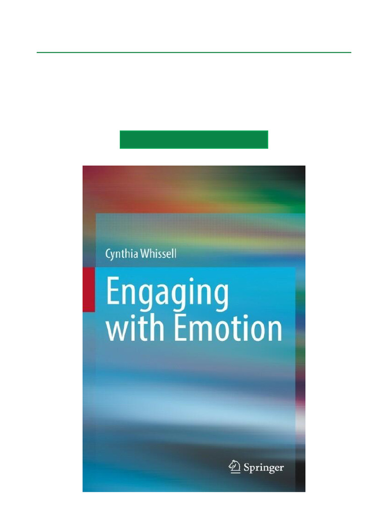 Engaging with Emotion: A Learning Guide | PDF | Psychotherapy | Neuron