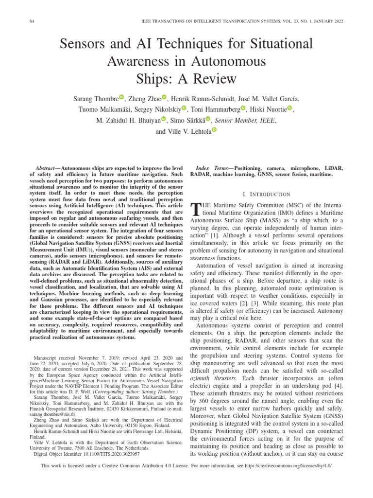 9. Sensors and AI Techniques for Situational Awareness in Autonomous ...