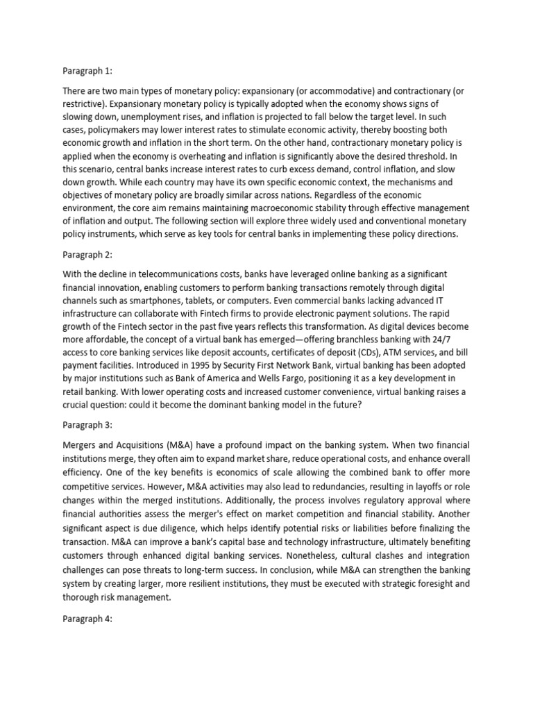 Doan van on tap nhập môn tcdn ích | PDF | Monetary Policy | Banks