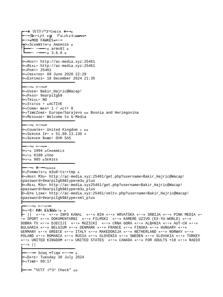ac Media - Xyz - 30 07 2024?WTF 3 SingleCheck | PDF