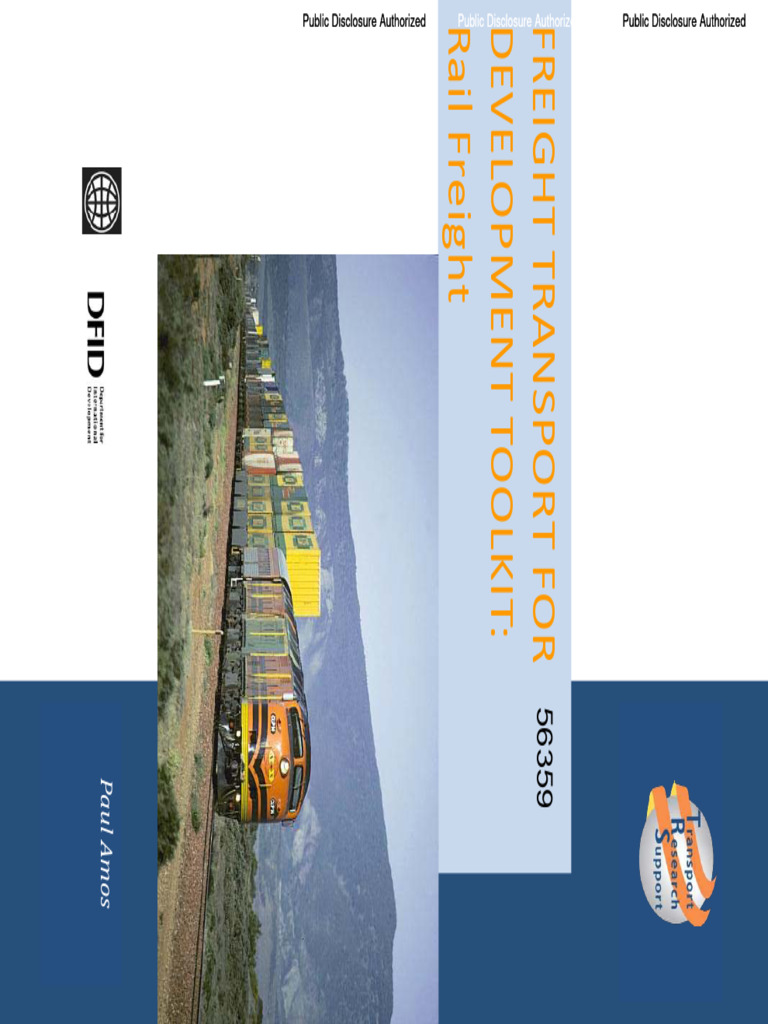Rail Freight Development Toolkit | PDF | Rail Transport | Transport