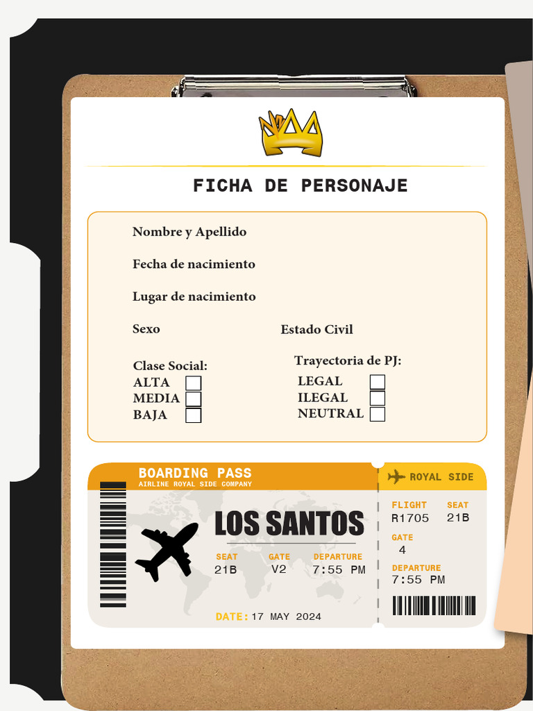 Ficha Personaje FOX-RP | PDF