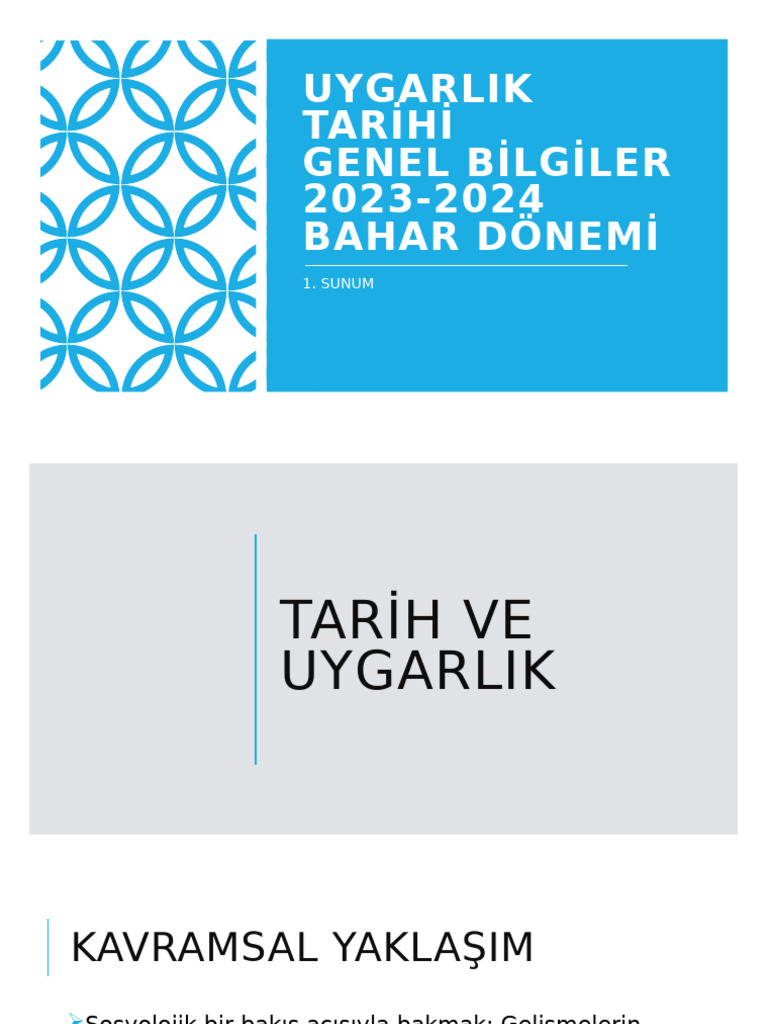 Sunum - Tarih Nedir | PDF